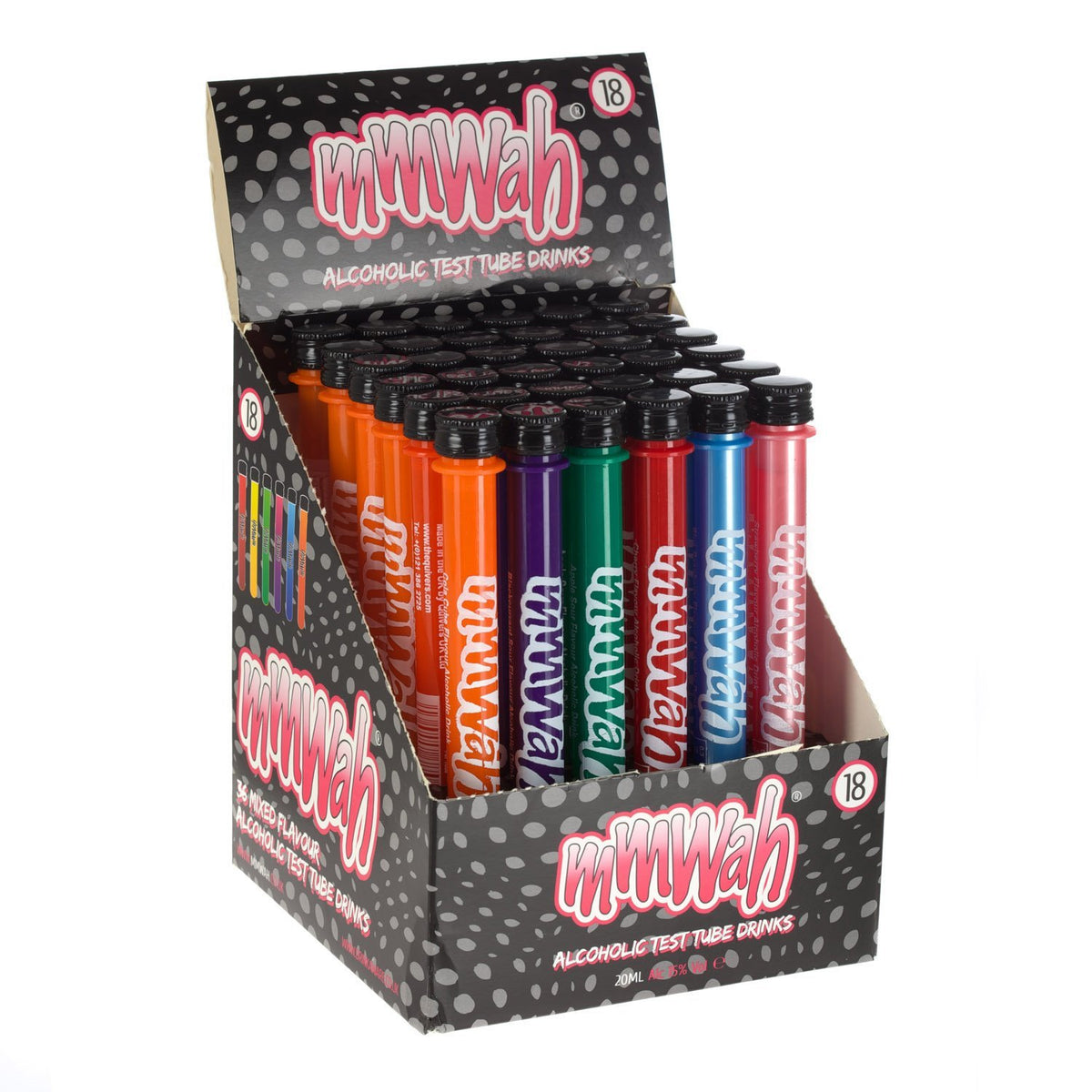 Mmwah Flavoured Alcoholic Test Tubes Shots | 15% abv – sachetsandmore.com